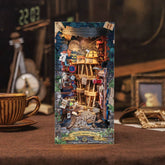 NookTales - Mini Owl Bookstore DIY Kit | Create Your Own Book Nook