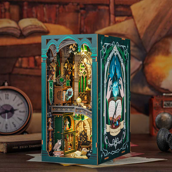 NookTales - Mini Owl Bookstore DIY Kit | Create Your Own Book Nook